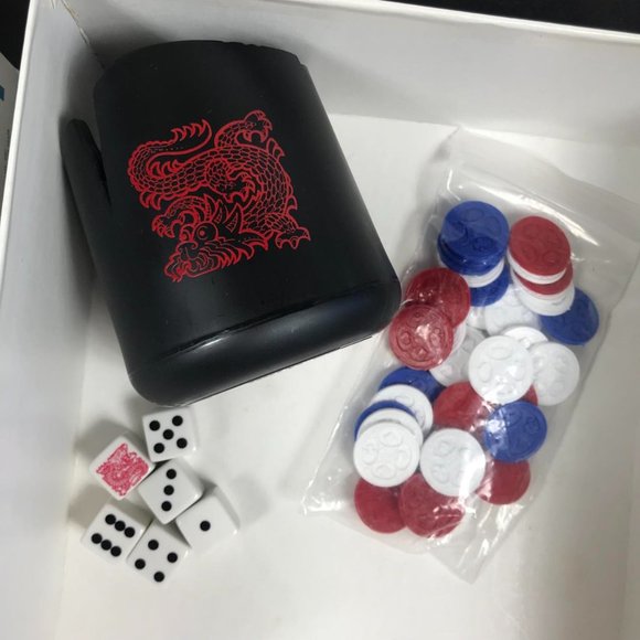 Jax | Games | Vintage Jax Red Dragon Dice Game 995 | Poshmark